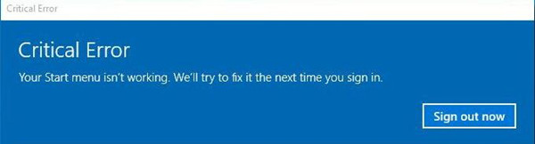 Fixed Start Menu Not Working On Windows 1110