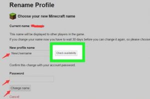 How to Change your Minecraft Name
