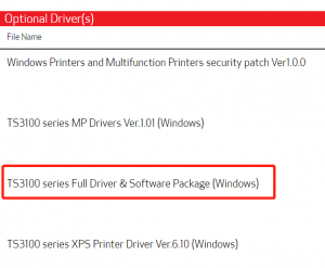Download Canon PIXMA TS3122 Driver for Windows 10/8/7/XP/Vista