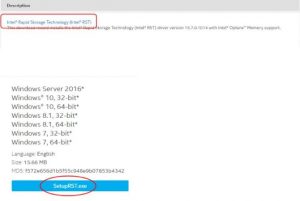 [4 Ways] Intel RST Service Not Running On Windows 11/10/8/7